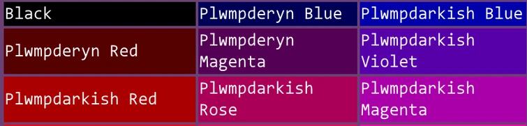 Smallest color name. O. | Fandom