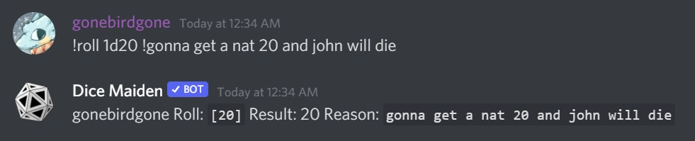 another silly 20 roll | Fandom