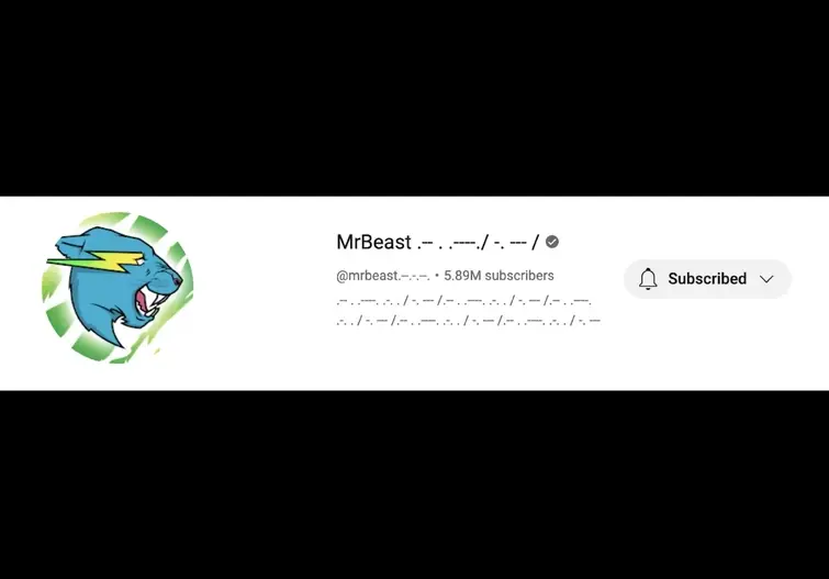 Is This MrBeast’s Secret Morse Code Channel? | Fandom