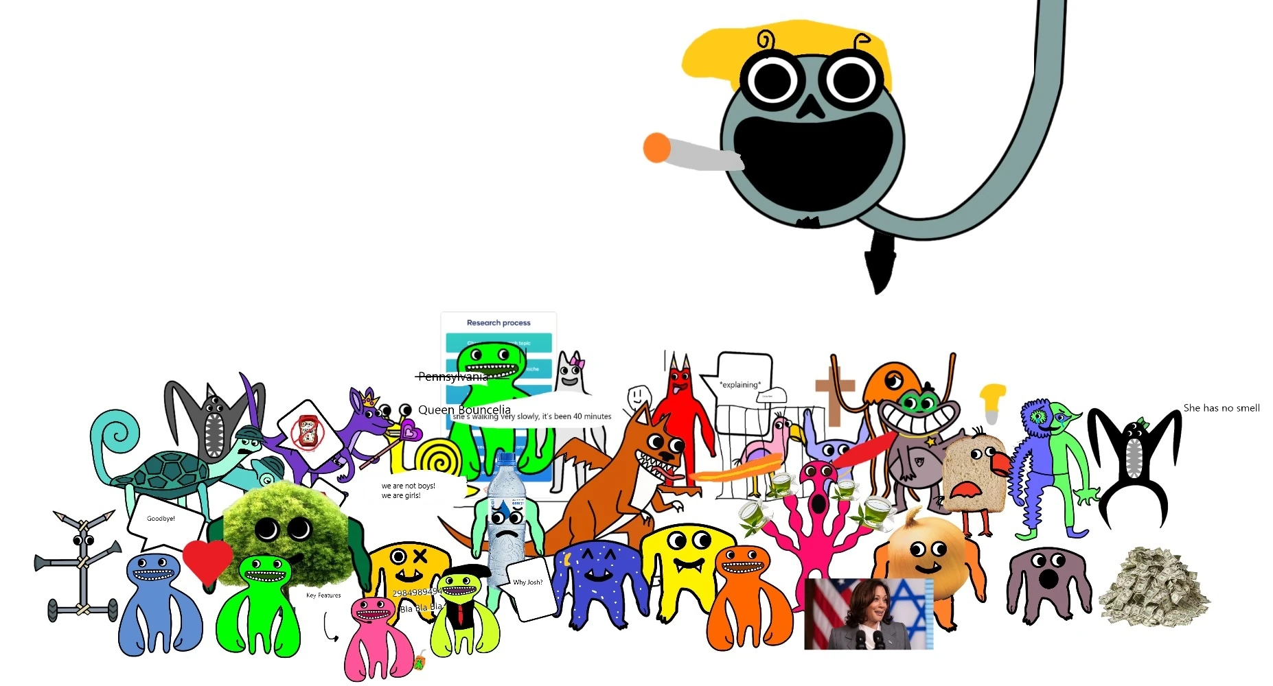 i transformed the GOBB characters into what the Bad Translator ...