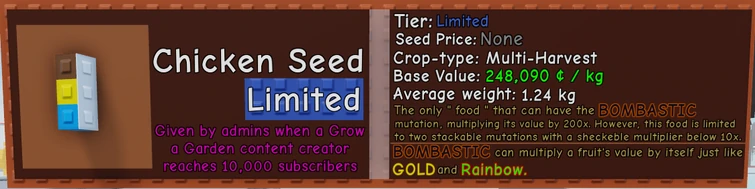 Chicken Seed | Fandom