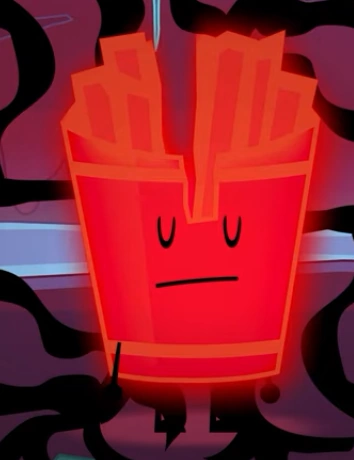 You know, I always thought about Fries being possessed by Evil Leafy ...