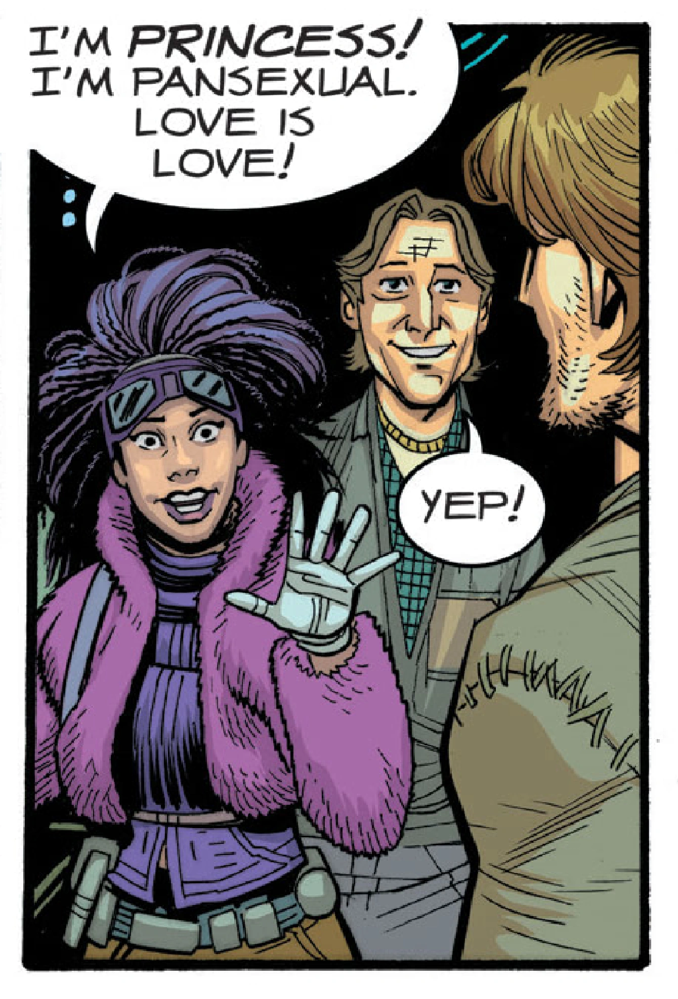 I was so happy when I saw this in the newest chapter of Rick Grimes ...