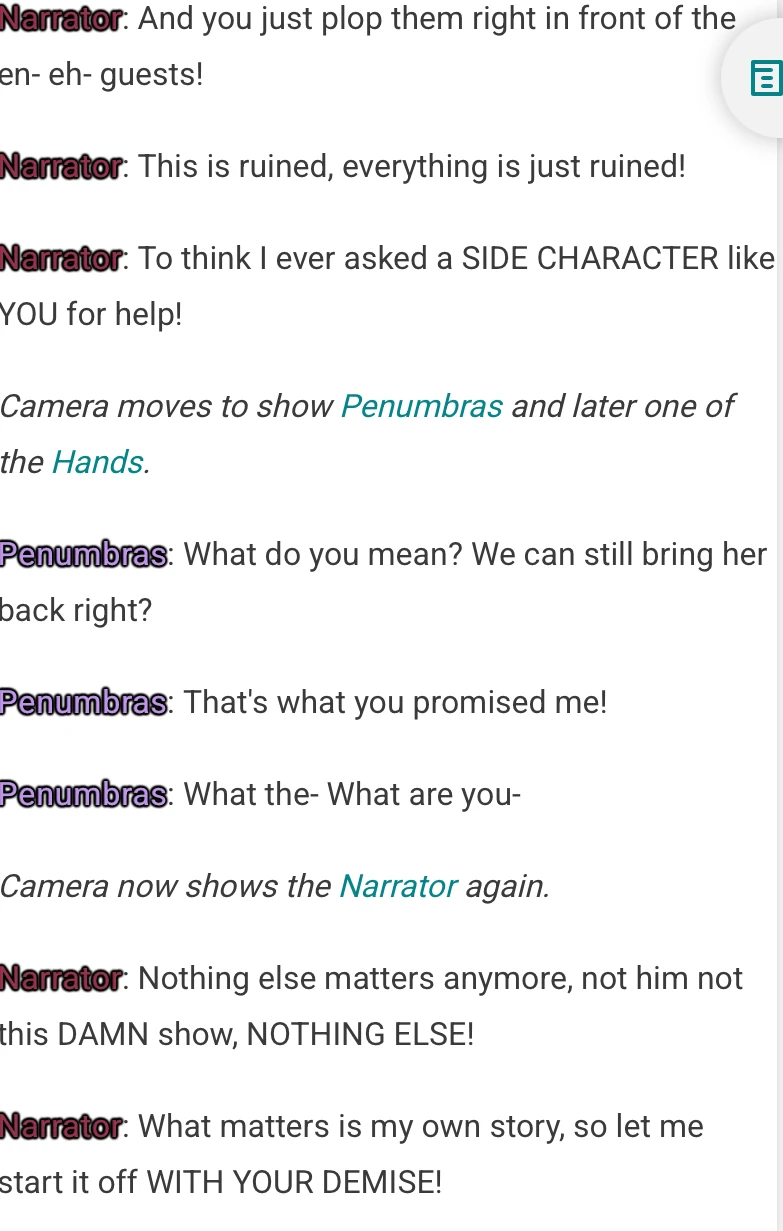 Narrator a real one for that | Fandom