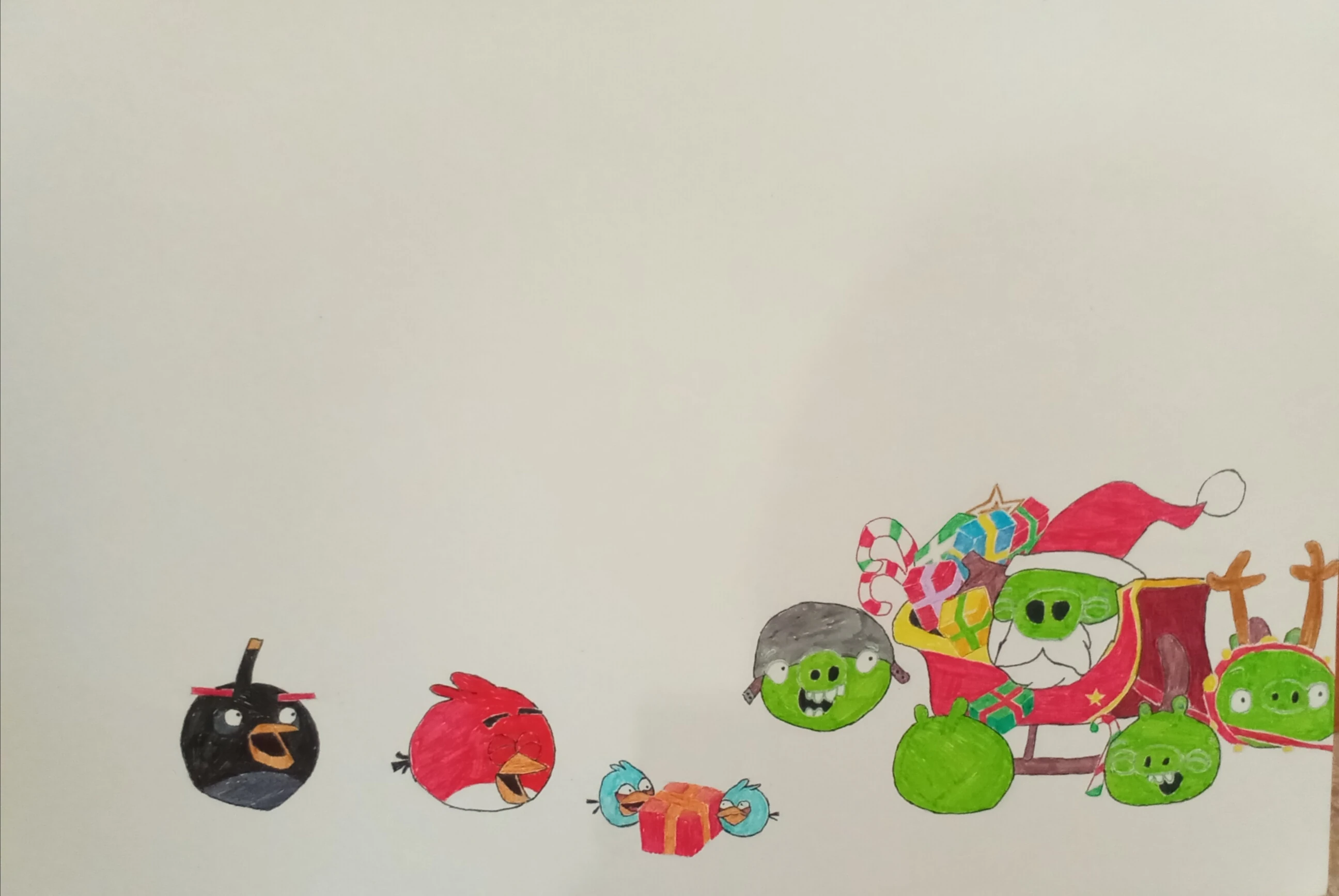 Made this Angry Birds drawing | Fandom