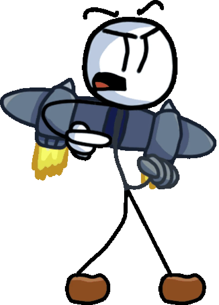 Henry's Cyborg Pose referenced in "Revenged" path: | Fandom