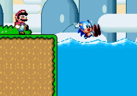 guys i lowk want some1 to draw ts but with shrimpo (mario) and cosmo ...