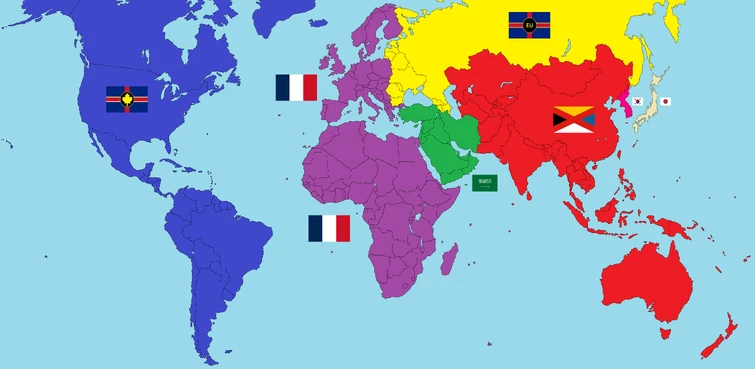 Code Geass's Map Of The World : Year 2000 | Fandom
