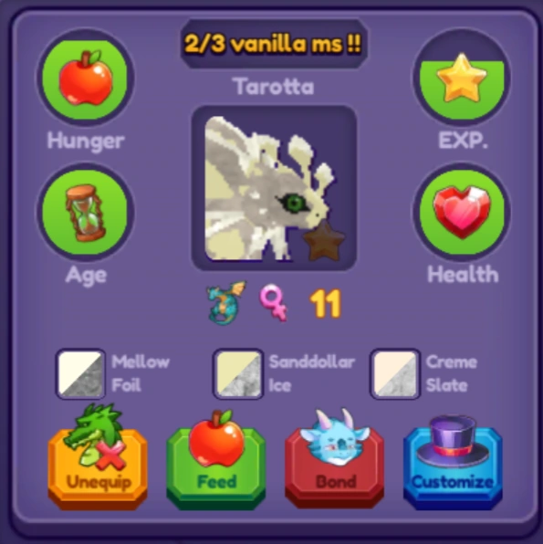 Selling 2/3 vanilla ms taro | Fandom