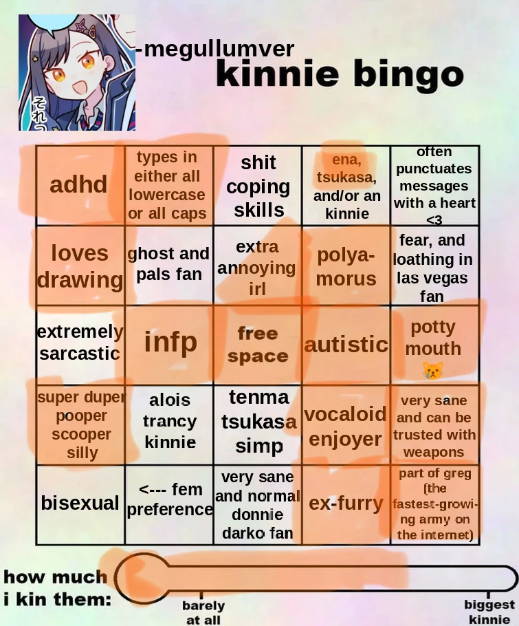 me kinnie bingo | Fandom