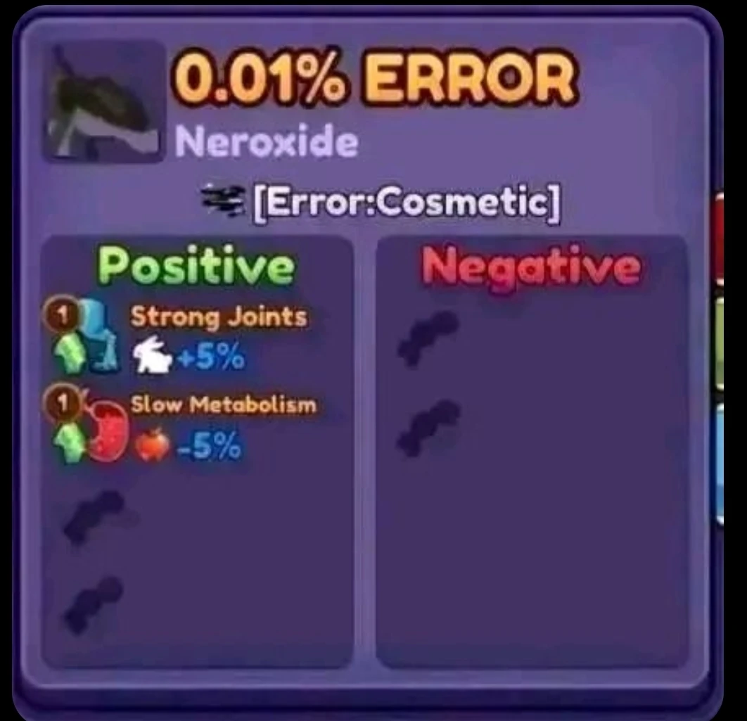 What is the value of this this Error cosmetic Dragons please | Fandom