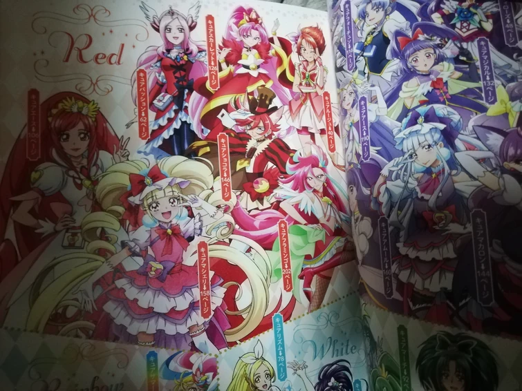 About the colors of 3 girls. I had a question while reading PreCure ...