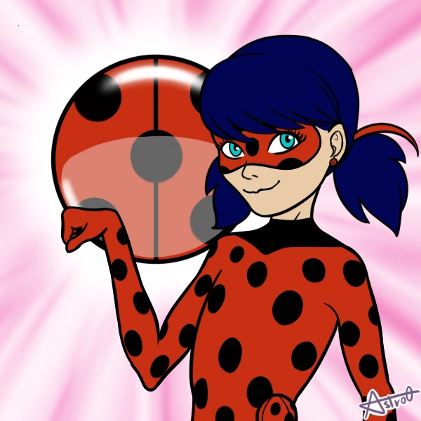 Marinette with 6 miraculous (including her Ladybug and Lady Noire one ...