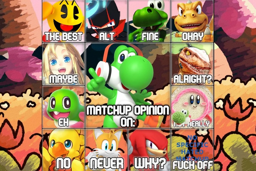My opinions on Yoshi's matchups | Fandom