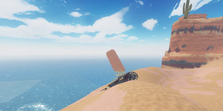 interesting!!!, a carcasses that appears to be from a sea creature ...