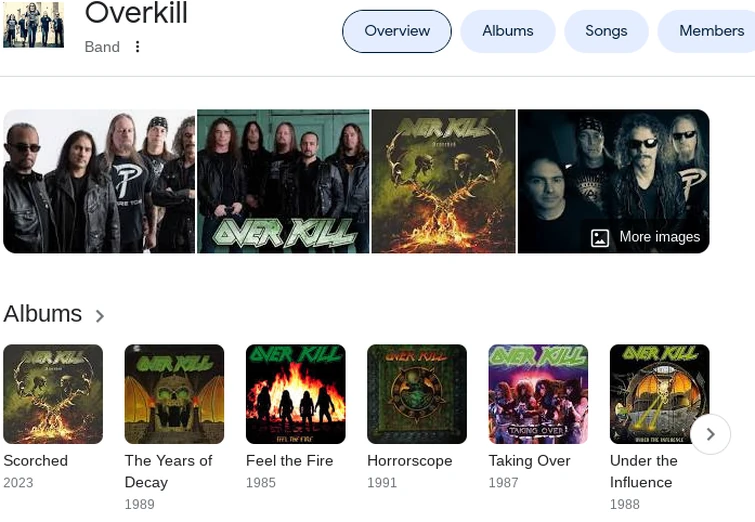 OMG!? OVERKILL IS A BAND?!!! | Fandom