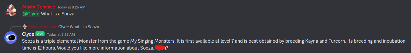 Asking Discord's A.I. about MSM | Fandom