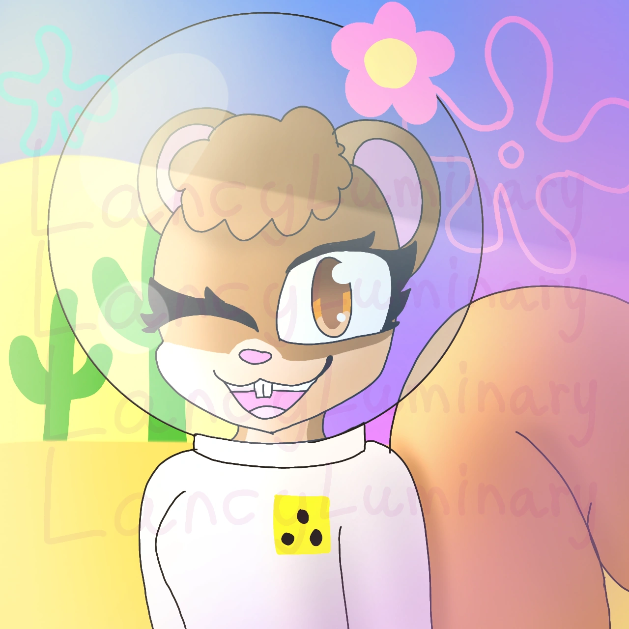 Sunset With Sandy Cheeks. 🌇 🌆 | Fandom
