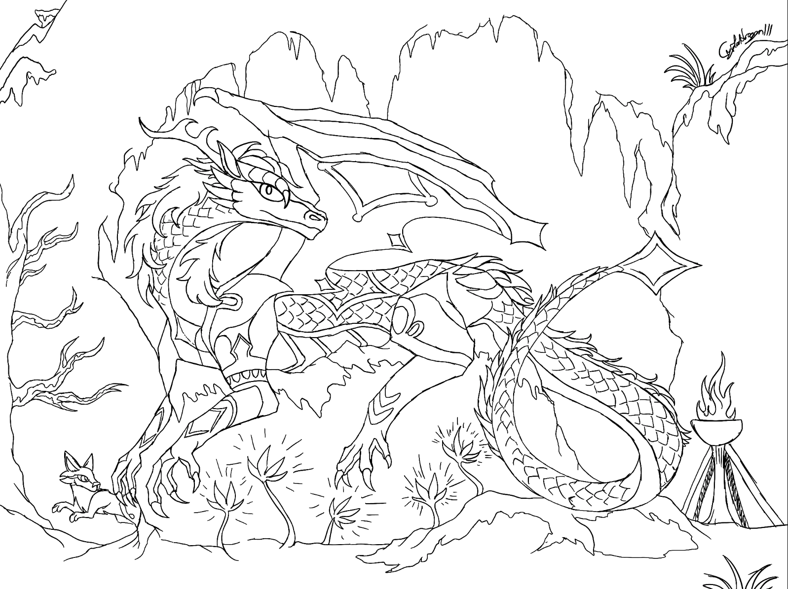 Albedo as a dragon WIP | Fandom