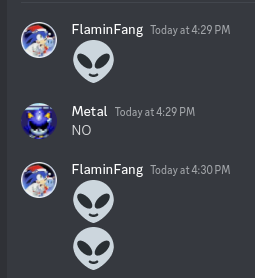discord user's reaction to 👽 | Fandom