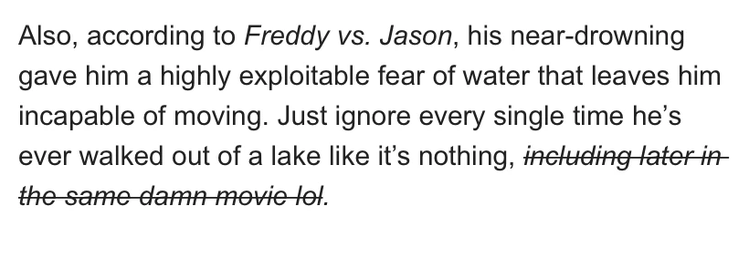 Lmao the g1 blog for Jason VS Michael | Fandom