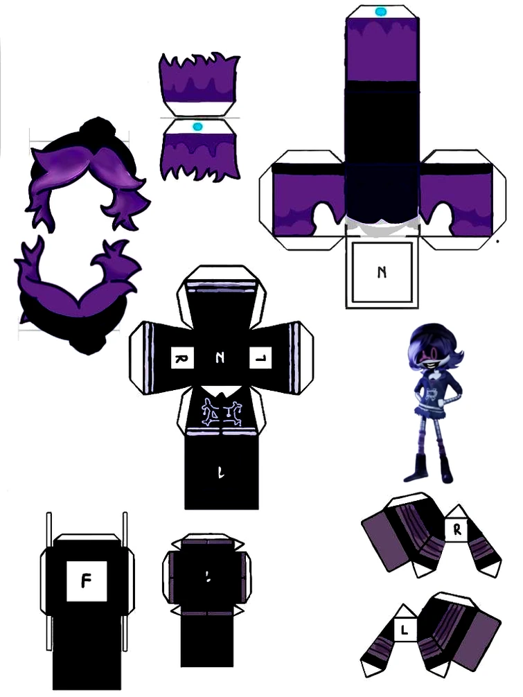 Make your own uzi.HTML/matilratus papercraft! | Fandom