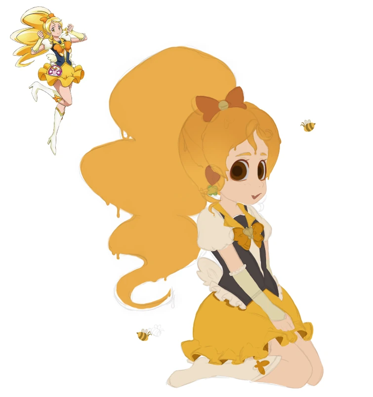 Cure Honey with honey hair (wip) | Fandom