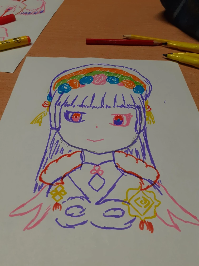 Wandom neon school doodles ft thoma and yunjin | Fandom