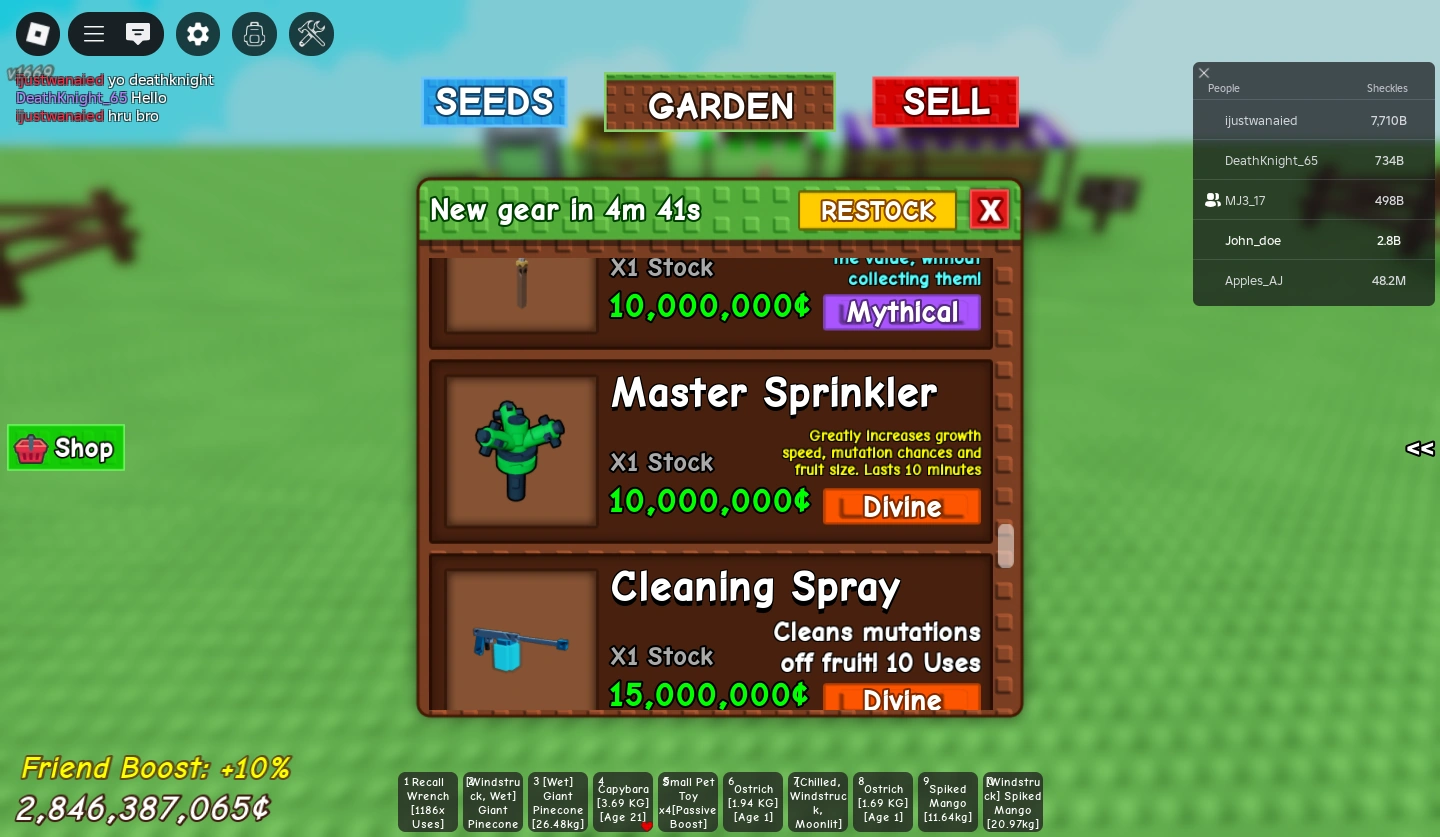 Master sprinkler in stock !!! | Fandom