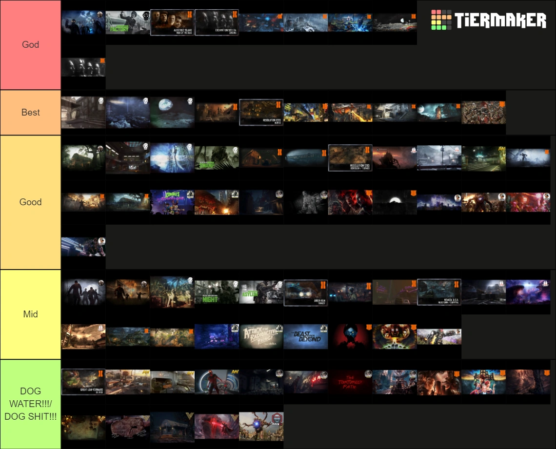 My Tier List of Call of Duty Zombies and Extinction Maps (UPDATE) | Fandom