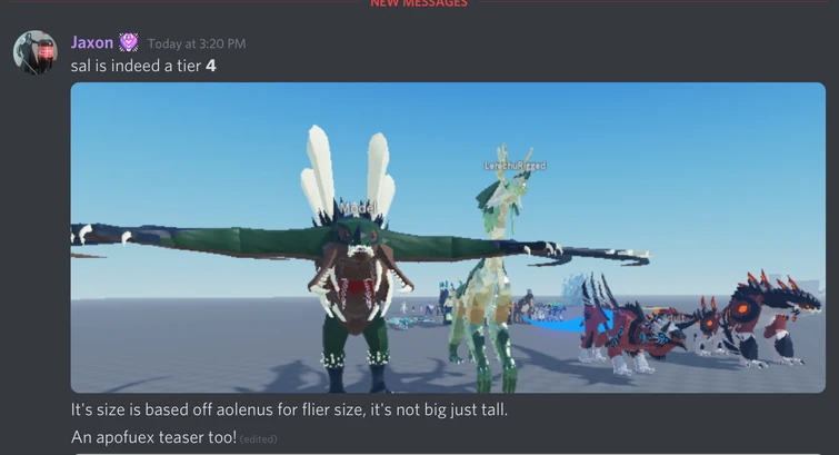 Salrahn is a tier 4, close to the size of a lerachu. APOFUEX TEASER TOO ...