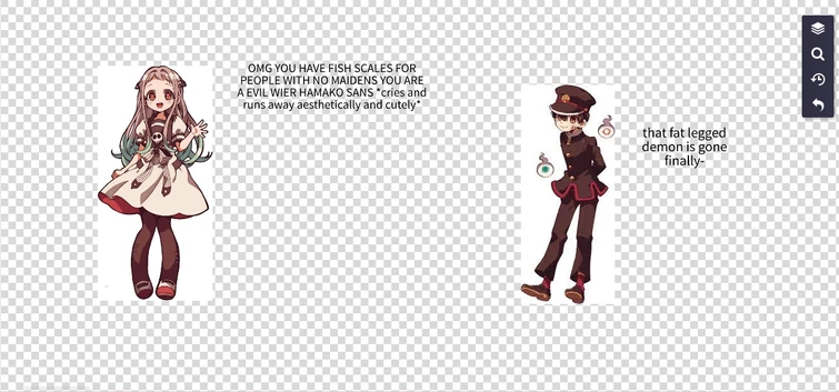 im making u guys suffer so this is how tbhk would be if i made it😍 i ...