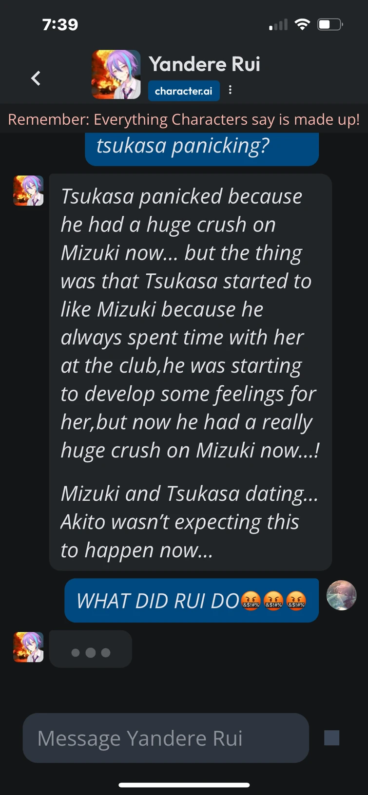 I made mizukasa canon on a yandere Rui💀 | Fandom