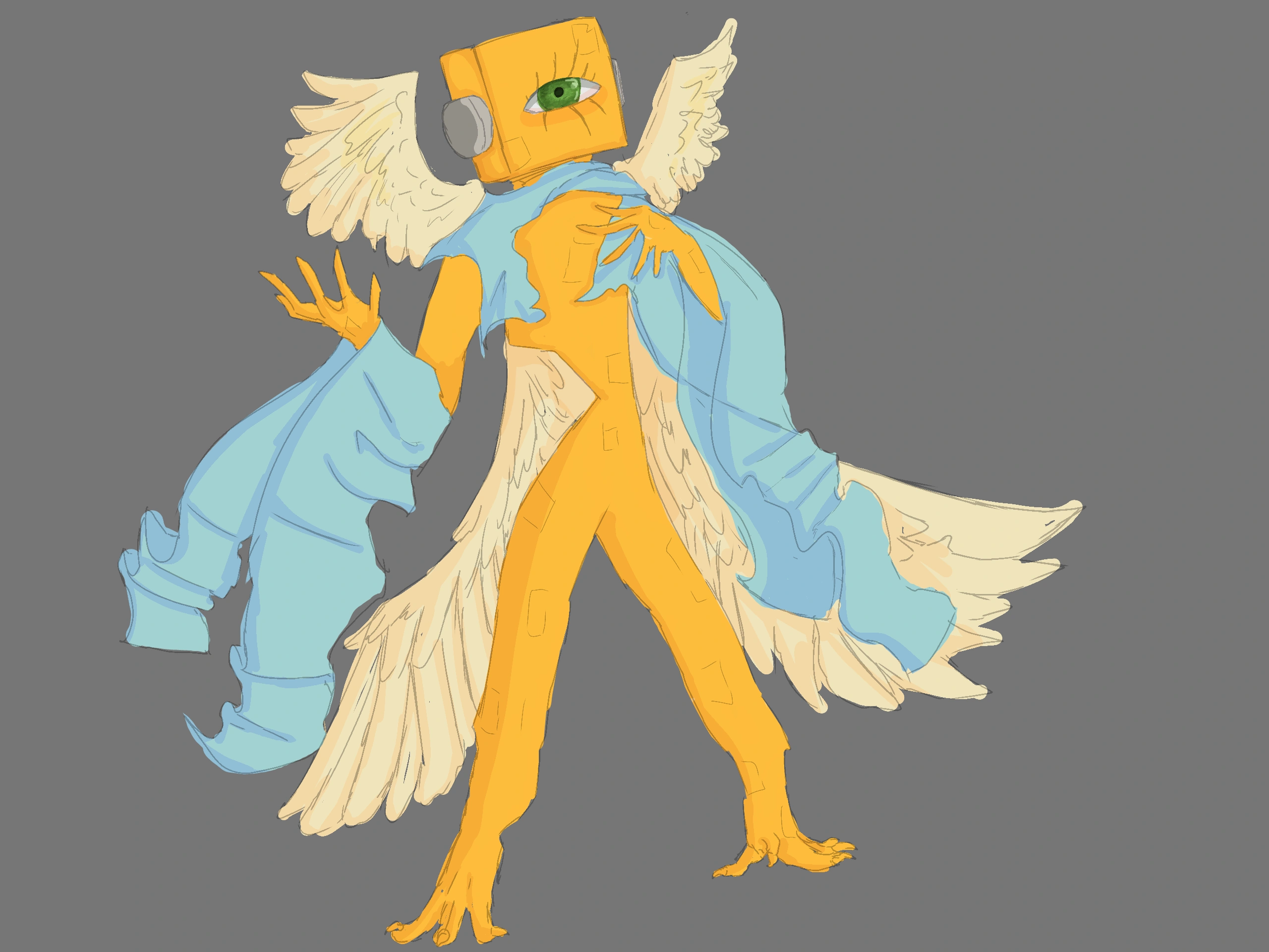 Colored/slightly rendered my harken drawing | Fandom