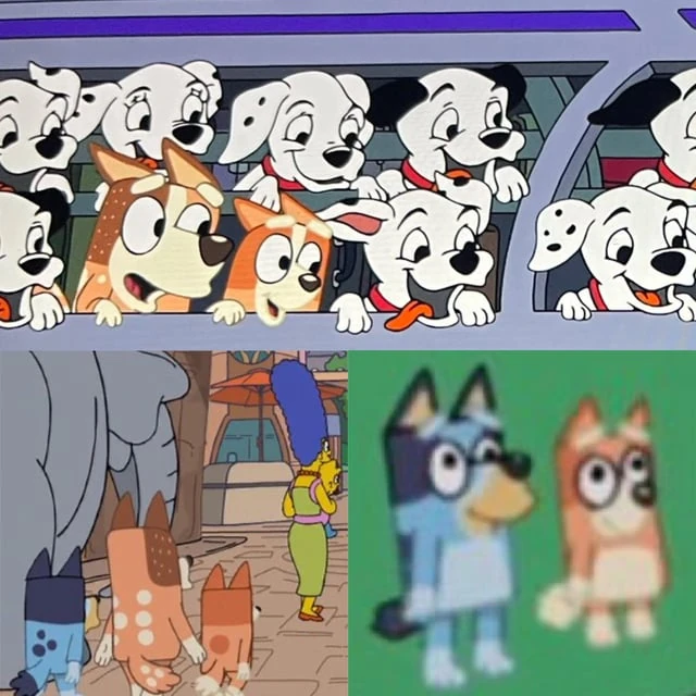 Bluey in The Simpsons | Fandom