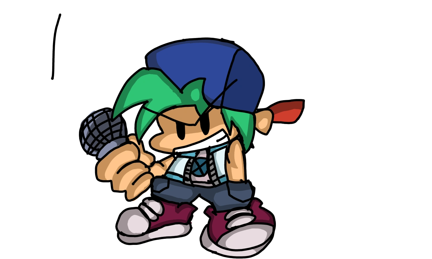 I finished doing the ss-side bf sprites | Fandom