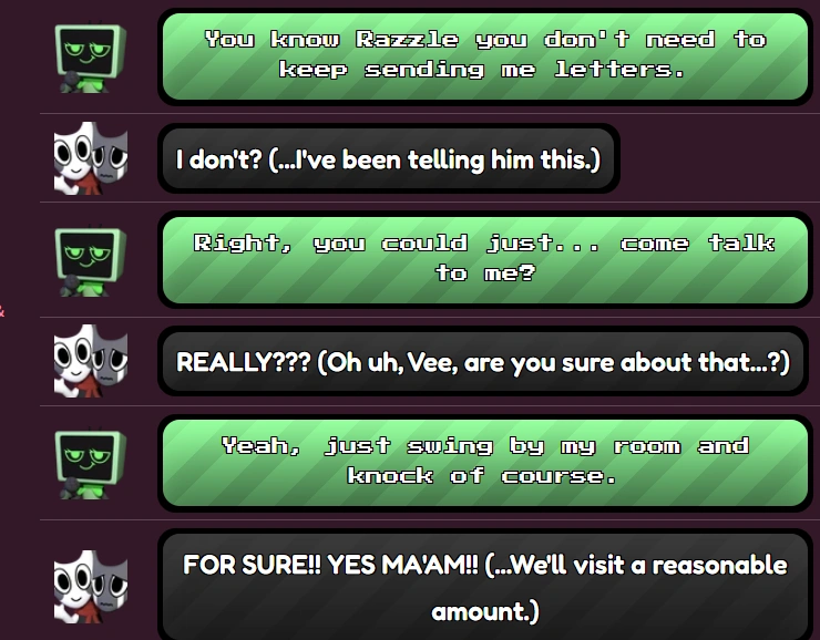 its time for a new ship.... but what would be their ship name?(vee X ...