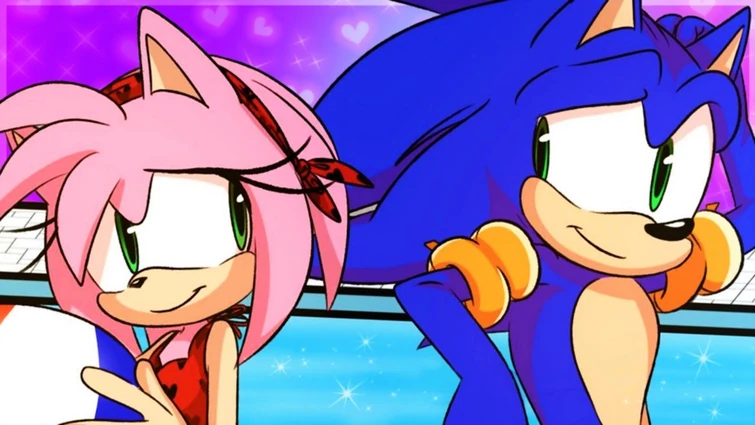 Sonic and Amy at the pool | Fandom