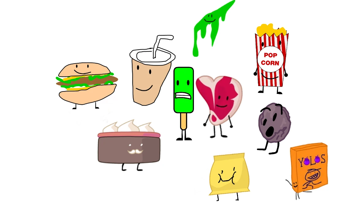 BFDI Mini Delicious except the contestants are their oldest designs ...