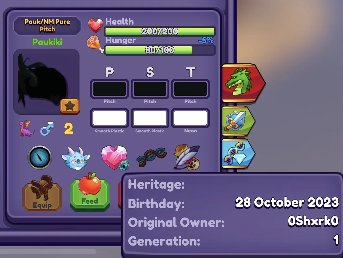 Selling G1 Pure Pitch Pauk! | Fandom