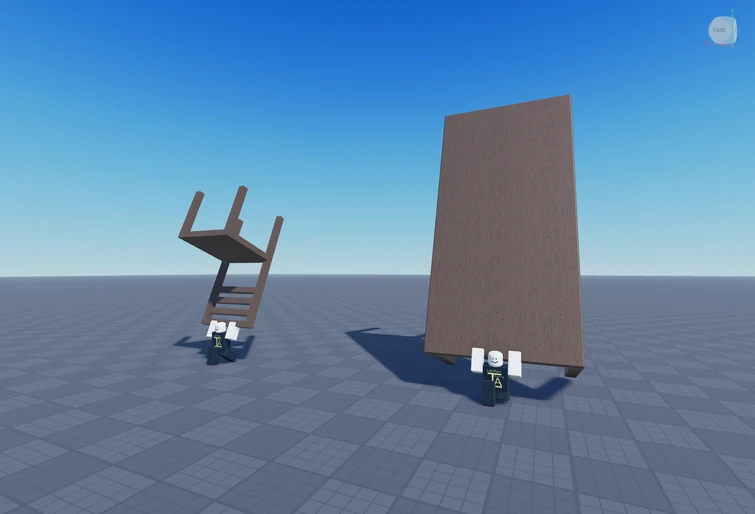 comically large table and chair | Fandom