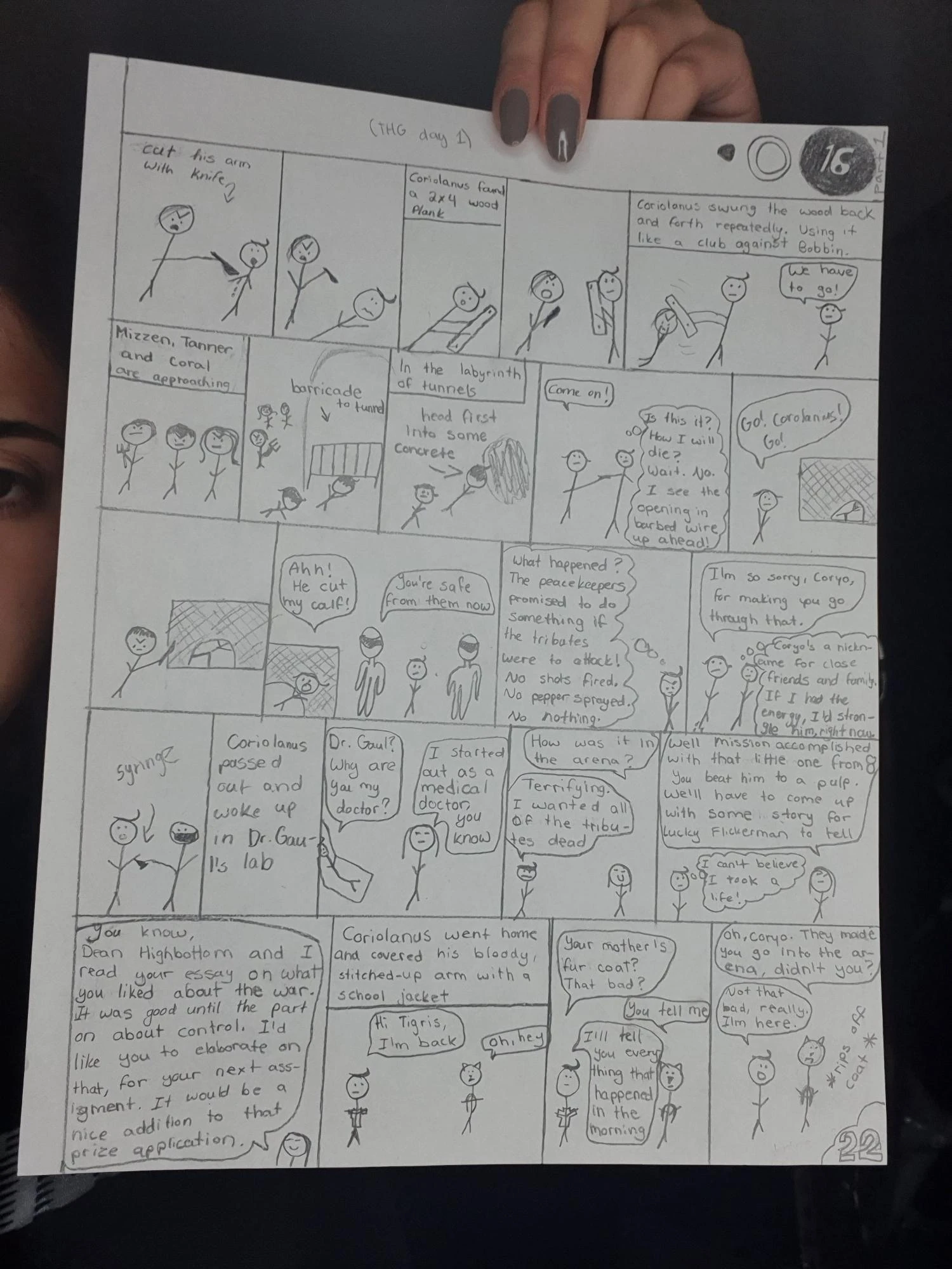 CHAPTER 16 THE BALLAD OF SONGBIRDS AND SNAKES GRAPHIC NOVEL | Fandom