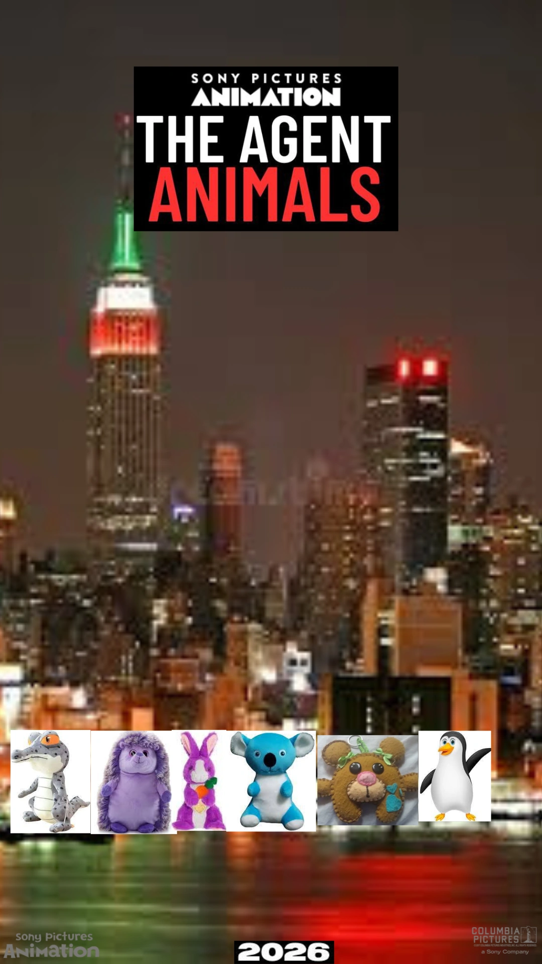 The Agent Animals Movie (2026) Columbia pictures Sony Pictures ...