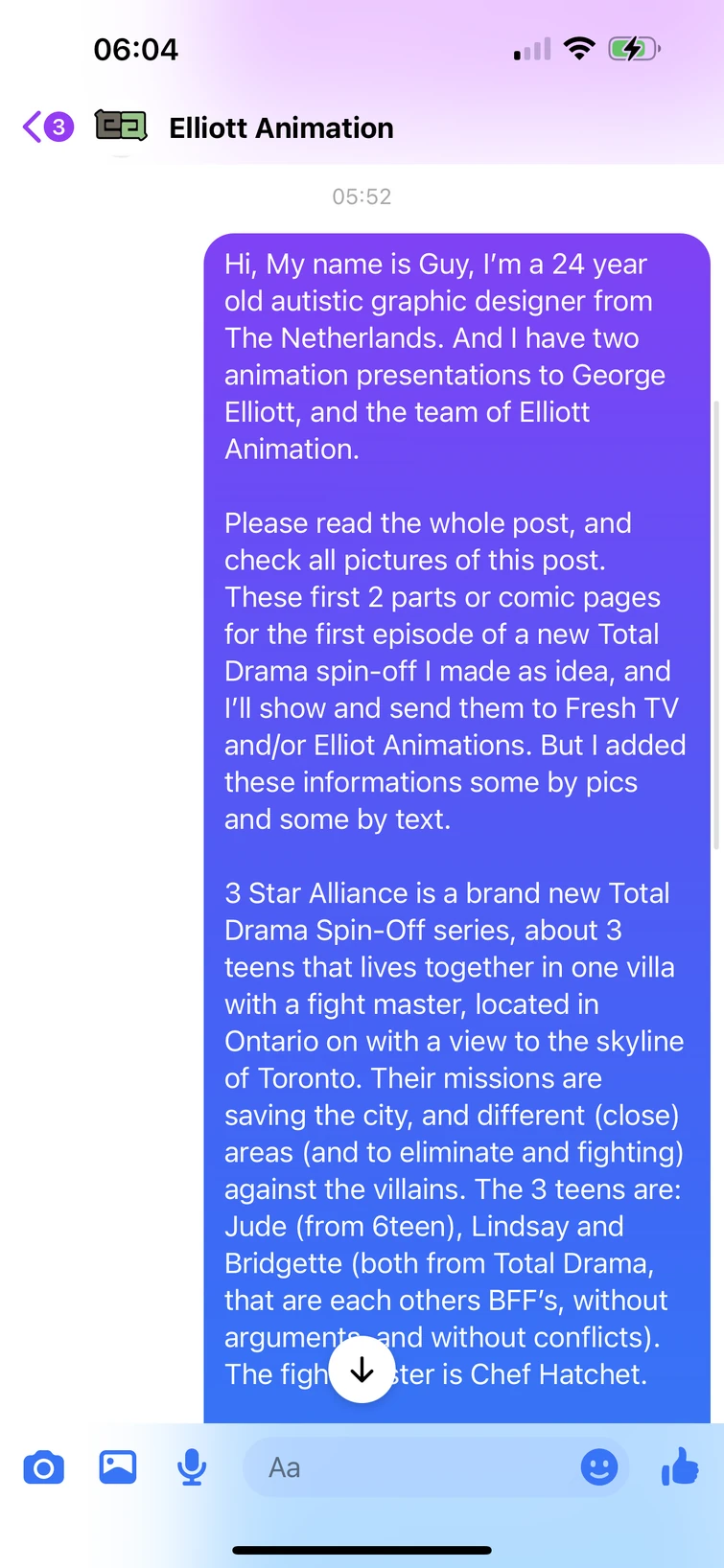 3 Star Alliance (Total Drama Spin-Off) idea, and is sent to Elliott ...