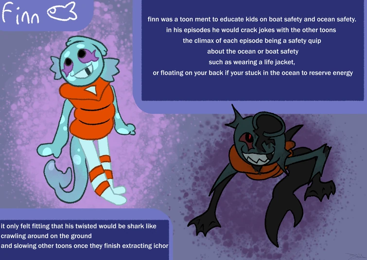 i made a headcanon design of finn with a little blurb of his character ...