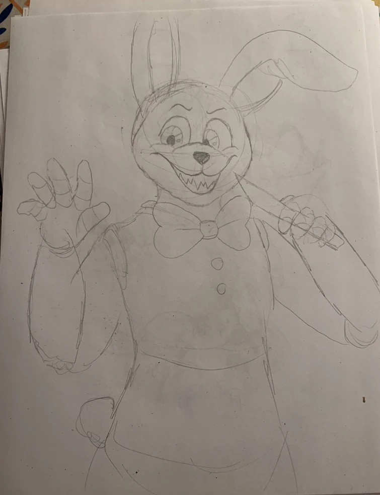 Spring Bonnie sketches | Fandom