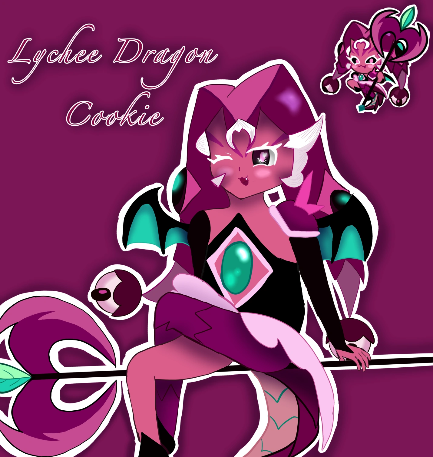 Lychee Dragon Cookie art finally done: | Fandom