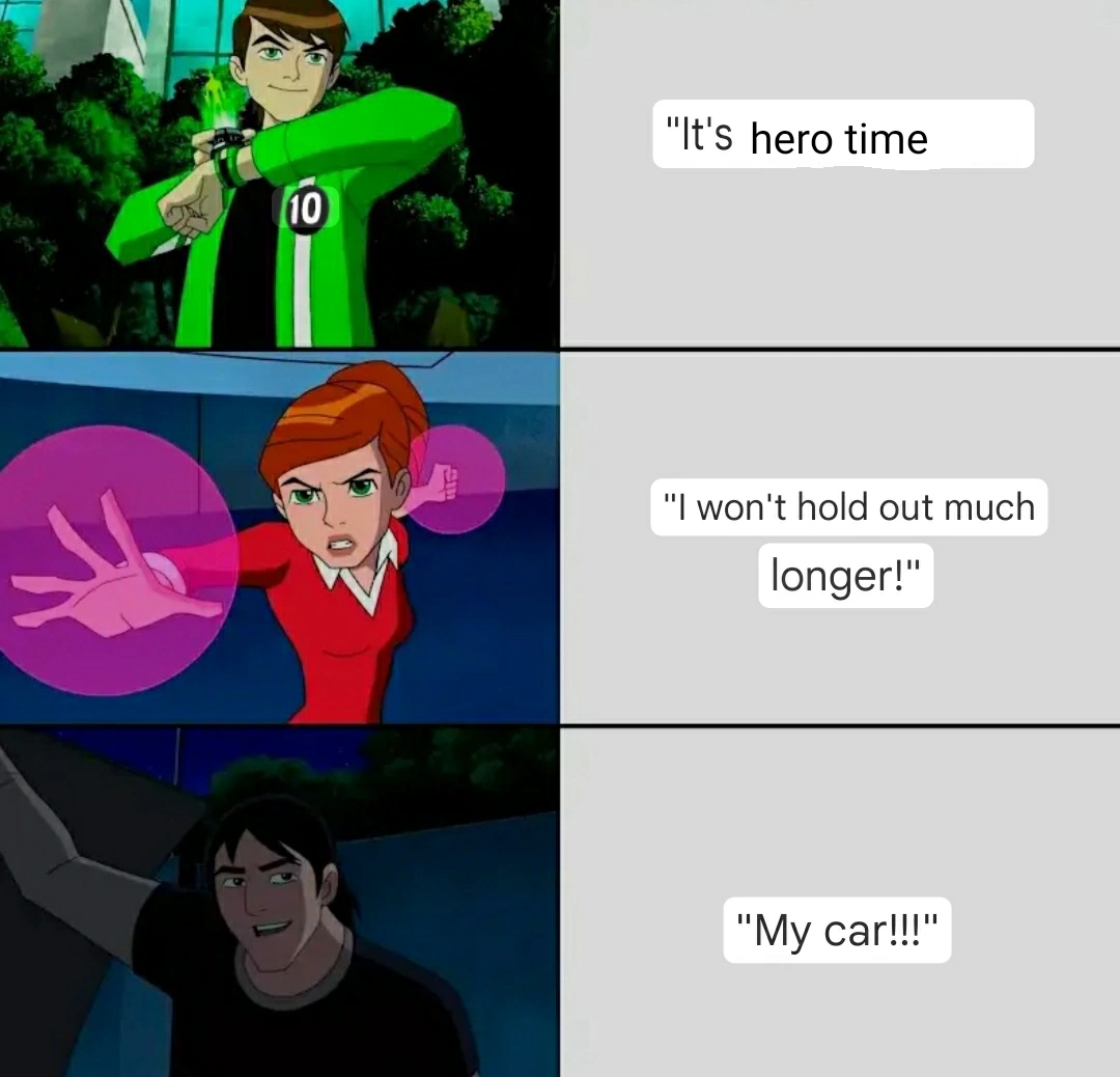 something about the trio of Ben 10 alien force and ultimate alien, but ...