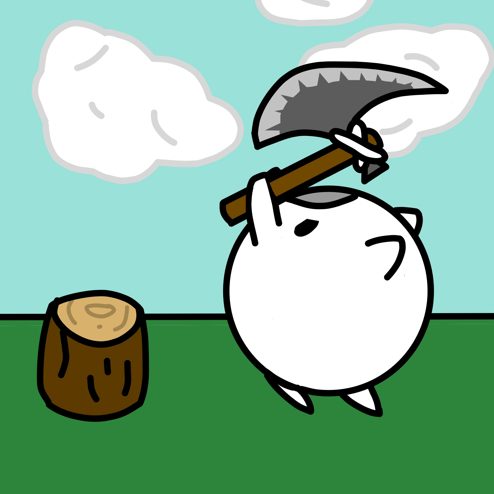 Axe cat doesn't get appreciation so... Axe Cat appreciation post | Fandom