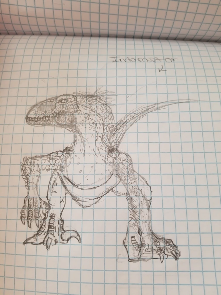 Drawing the Indoraptor | Fandom